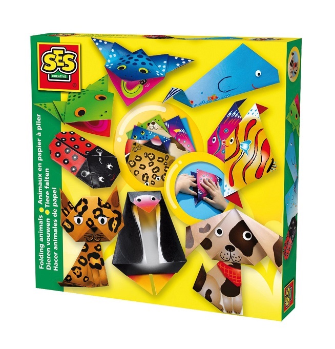 Kit d’initiation à l’origami SES Creative : Animaux