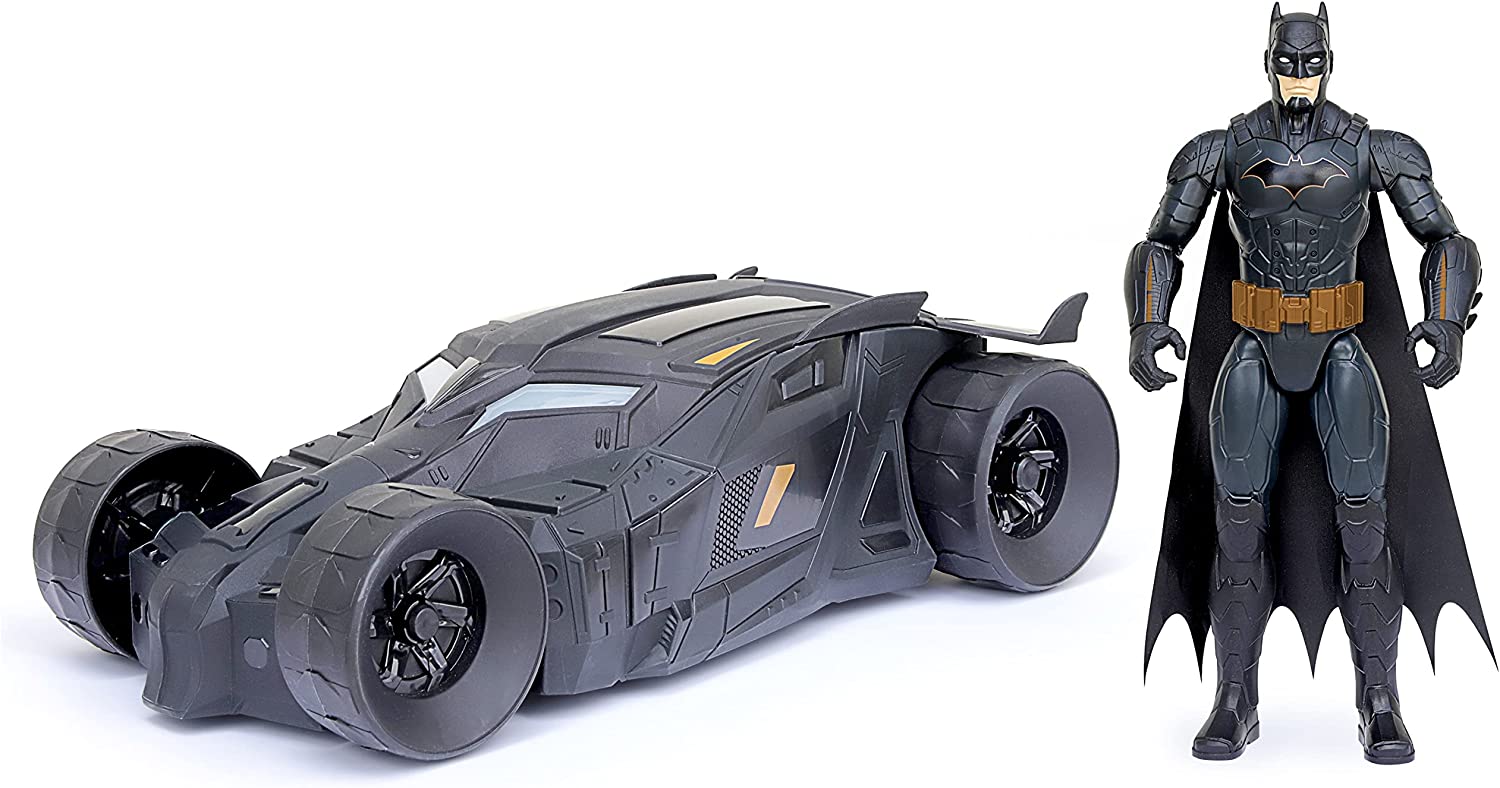 Grande Batmobile 39 CM + Figurine 30 Cm Voiture Batman 20137825