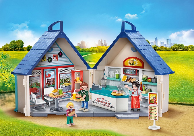 Playmobil City Life 70111 Coffret restaurant transportable
