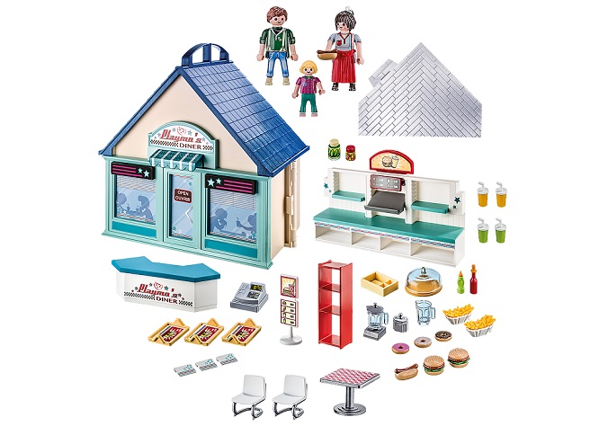Playmobil City Life 70111 Coffret restaurant transportable